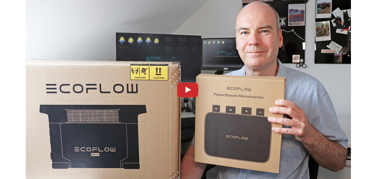 EcoFlow PowerStream mit Smart Plug, Akku und Solarpanel Video